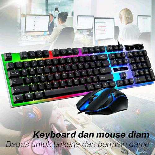 Jual PAKET KEYBOARD DAN MOUSE GAMING LAMPU RGB KEREN - Kota Palembang ...