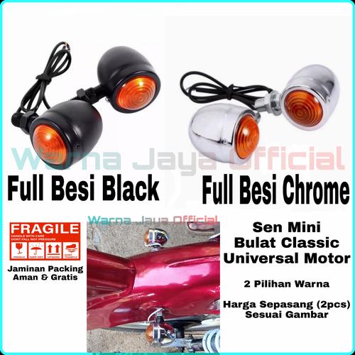 Jual Retting Sen Sein Motor Bulat Besi Acipi Classic Retro Sen Klasik ...