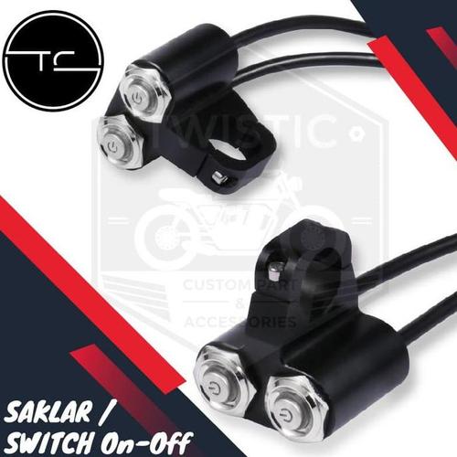 Jual Saklar Switch On Off Crost Lampu Led Stang Motor Custom Tambahan ...