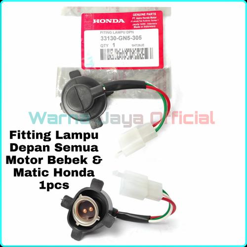 Jual Socket Fitting Soket Piting Kabel Dudukan Lampu Depan H6 Motor ...