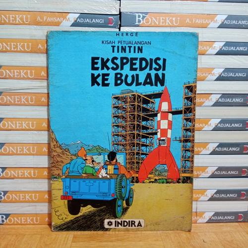 Jual BUKU ORI - KISAH PETUALANGAN TINTIN EKSPEDISI KE BULAN - Kota Bekasi - ERIKBOOKS | Tokopedia
