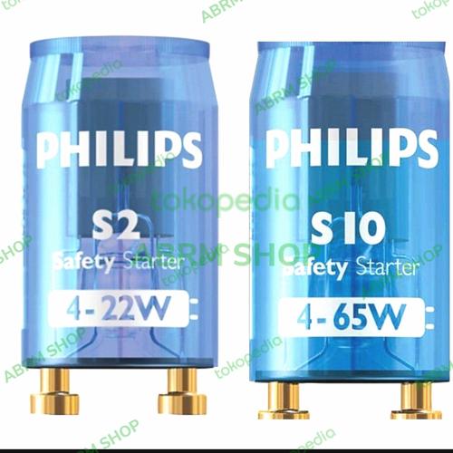 Jual PHILIPS STARTER S2 S 2 S10 S 10 STATER LAMPU TL NEON S2 4-22W S10 ...