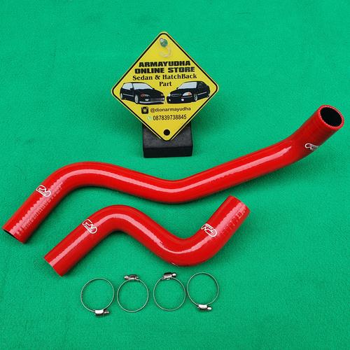 Jual Selang Radiator Silicone Merah Samco Toyota Starlet Kotak Kapsul ...