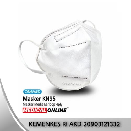 Jual MASKER KN95 KN-95 ONEMED MASKER MEDIS MEDICALONLINE MEDICAL ONLINE ...