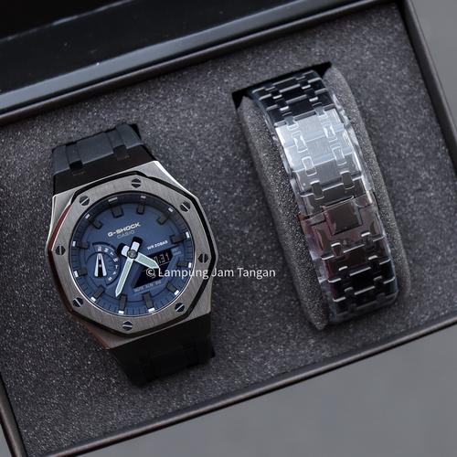Jual G-Shock AP Custom Complete Set - Deep Blue Dial - Kota Bandar ...