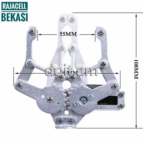 Jual 1Axis Gripper Robot Mechanical Arm Manipulator Claw Capit Servo ...