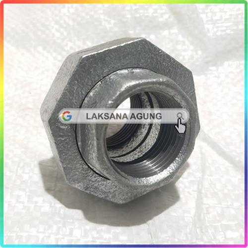 Jual Water mur Galvanis 2 inch | Water mur Gi DN 50mm Drat dalam ...
