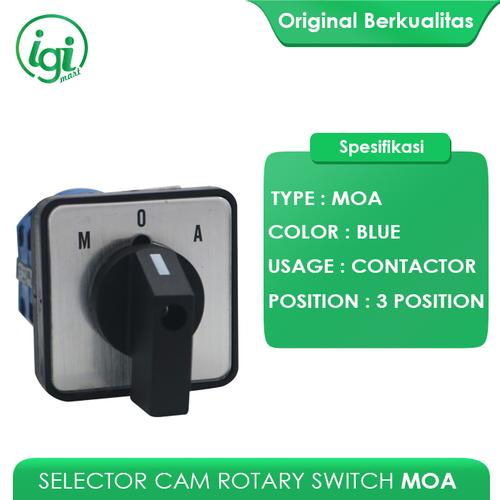 Jual SELECTOR SWITCH MOA 3 POSISI / ROTARY SWITCH MOA INSCOM - Kota ...