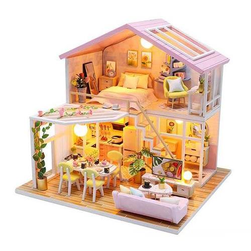 Jual Miniatur Rumah Boneka 3D 1:24 with Cover - M2001 - Jakarta Barat ...