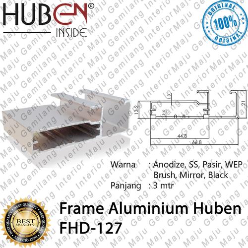 Jual Frame Profil Handle Alumunium Aluminium HUBEN FHD 127 Varian ...