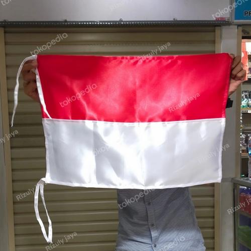 Jual bendera mobil merah putih 40 x 60 - bahan satin - Jakarta Pusat ...