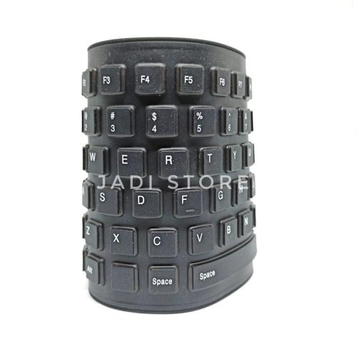 Jual Keyboard External Laptop Silikon Keyboard Elastis Gulung - Kab ...