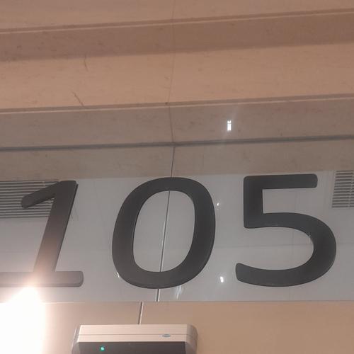 Jual sign number letter angka huruf nomor pintu kaca - Kota Surabaya ...