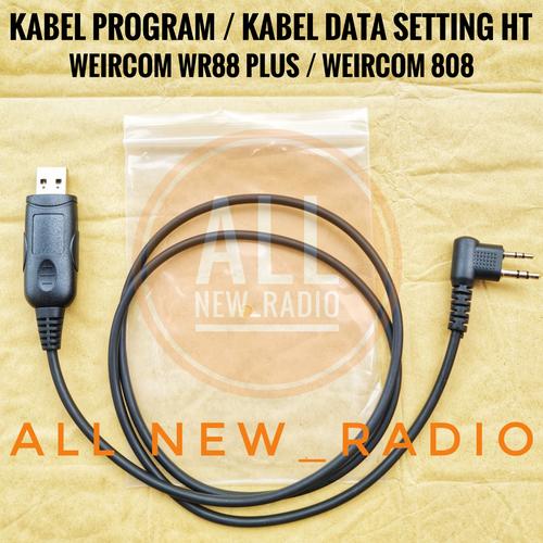 Jual KABEL PROGRAM HT WEIRCOM WR88 PLUS WR808 KABEL DATA WEIRCOM WR 88 ...