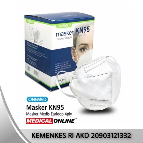 Jual MASKER KN95 KN-95 ONEMED MASKER MEDIS MEDICALONLINE MEDICAL ONLINE ...