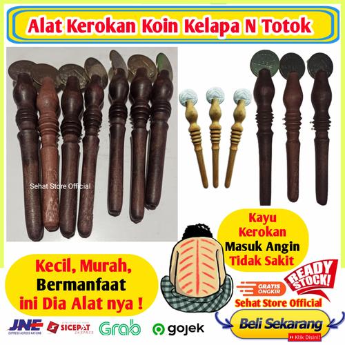Promo Alat Kerokan Koin Masuk Angin Kayu Pijat Kerok Terapi Kerikan ...