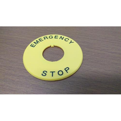 Jual Nameplate Emergency Stop IDEC 22mm - HWAV-27-Y - Jakarta Barat ...