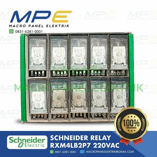 Jual Relay SCHNEIDER RXM4LB2P7 3A 220VAC 14 Pin / 230 VAC 14 Kaki - Jakarta Pusat - MACRO PANEL ...