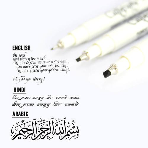 Jual Artline Calligraphy Pen Khat/Jawi Pen/Chisel/FLAT Illustrating ...
