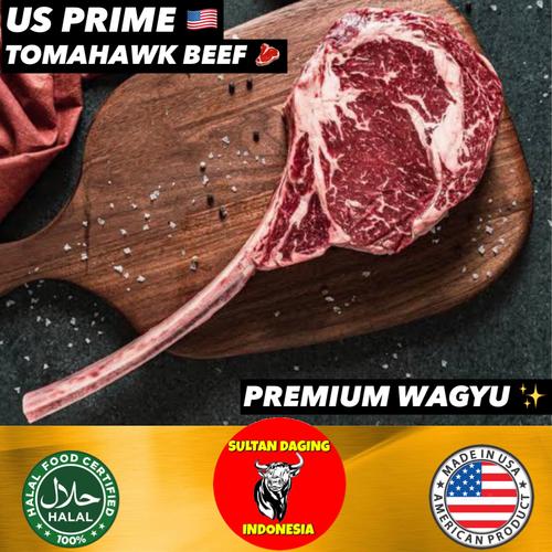 Jual DAGING TOMAHAWK STEAK US PRIME BEEF 1 KG 800 GRAM IMPORT DARI USA ...