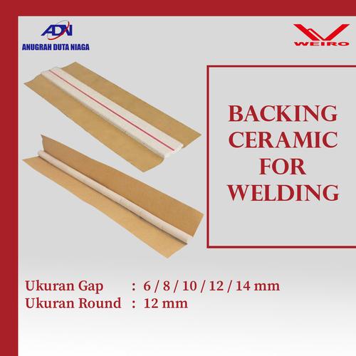 Jual ADN Backing Ceramic Las Weiro untuk Welding dengan Ukuran Gap 6/8 ...