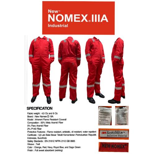 Jual Wearpack Coverall NEW NOMEX IIIA ARAMID - Anti Api/Bara ...