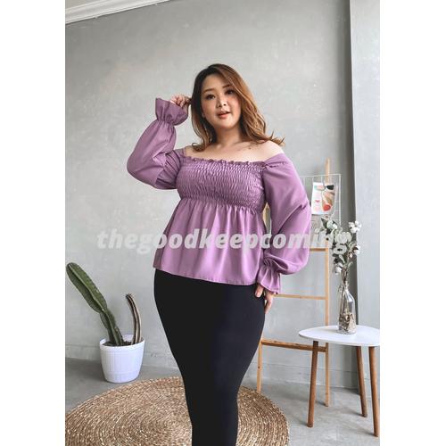 Jual Baju Sabrina|Yun Hee Blouse|Baju Sabrina Wanita|Baju Sabrina Jumbo ...