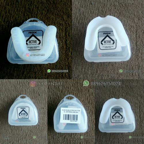 Jual Gum Shield Pelindung Gusi Gigi mount guard rox single dewasa + box ...