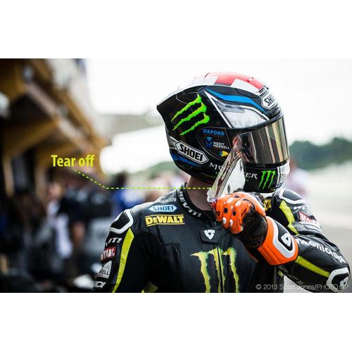 Jual Tear Off / Lapisan Kaca helm Untuk Helm Fullface - RED, + PAKU ...