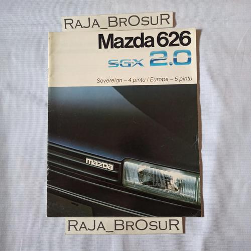 Jual Poster brosur jadul lawas Mazda 626 Mazda626 SGX 2.0 - Kab ...