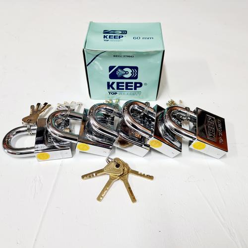 Jual KEEP GEMBOK MASTER KEY 60MM SET 5PCS - Jakarta Barat ...