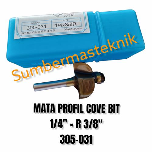 Jual mata router mata profil cove bit 1/4 x R9.5 pisau router 305-031 ...