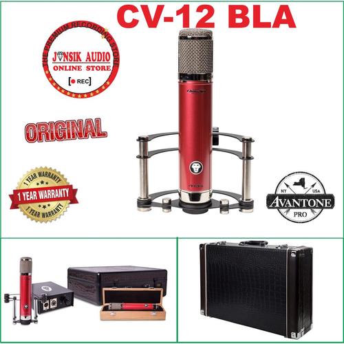 Jual Avantone Pro CV12 BLA Large-diaphragm Tube Condenser Microphone ...