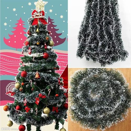 Jual hiasan natal slinger tinsel pohon natal merry christmas 9 cm ...