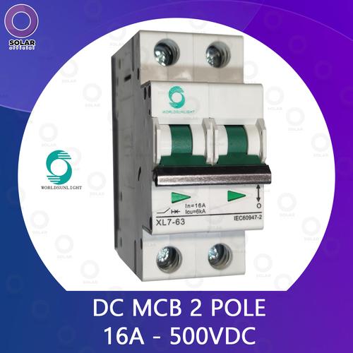 Jual DC MCB 2 POLE 16A 500VDC - Jakarta Timur - Solar Official | Tokopedia