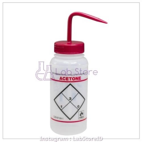 Jual Botol Semprot Wash Bottle Safety Label LDPE 500 ml "Acetone" | Bel ...