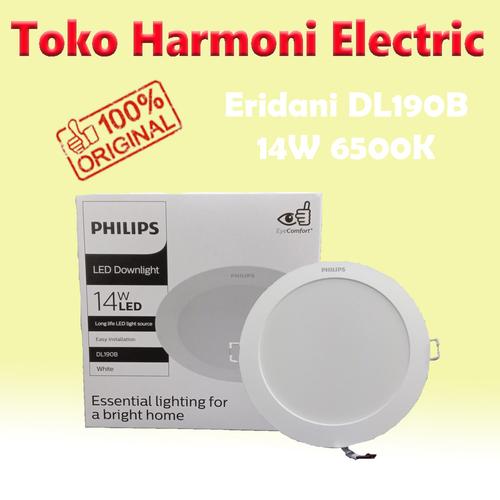 Jual Downlight LED Philips Eridani DL190B G2 14W WH SNI - PUTIH ...