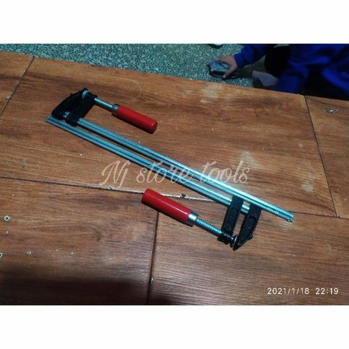 Jual Clamp F Mini Size 50 x 1000 mm - Klem Penjepit Kayu 5 x 1 Meter ...