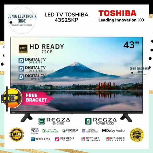 Promo LED TV TOSHIBA 43S25KP 43 INCH DIGITAL TV FHD BEZEL LESS HDMI USB ...
