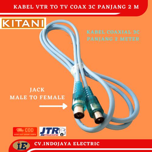 Jual kabel loop out set top box Kabel antena coaxial 2 meter male to ...