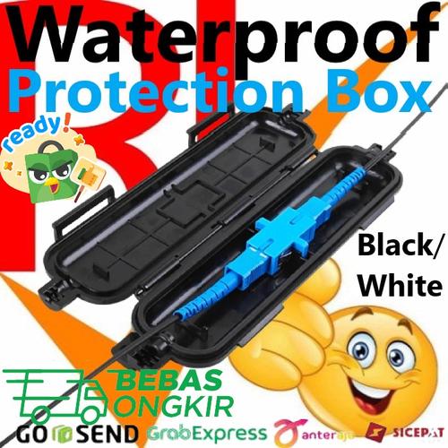 Jual Protection Box 2c Closure Adapter Waterproof FO Cable Drop Wire 2 ...