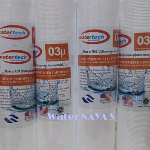 Jual Filter air/Cartridge filter air Watertech 10 inch 3 micron - Kab ...