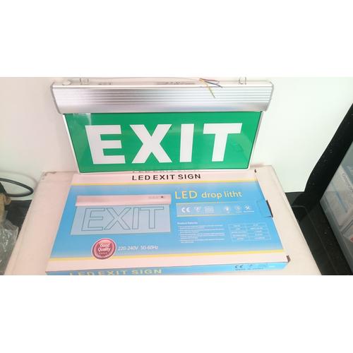 Jual Emergency EXIT SIGN, good quality uk. 405x223x31 mm (405 223 31 x ...