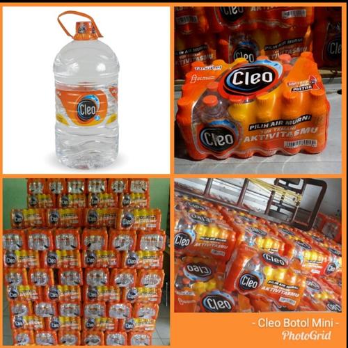 Jual CLEO SMART BOTOL MINI 220 ML Kecil 24 pcs GROSIR 100 pack ...