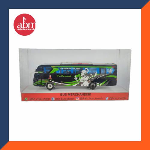 Jual Miniatur Bus Bis Papercraft PO Haryanto Voyager Hijau Hitam - Kab ...