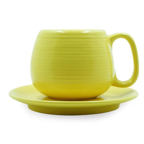 Jual Cangkir Kopi Keramik Boger Mini Donut Mug Yellow Doff 230ML ...