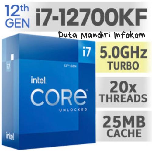 Promo Processor Intel Core I7 12700KF Box Alder Lake -Socket LGA 1700 3 ...