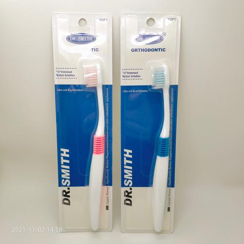 Jual sikat gigi ortho behel dr Smith model panjang - pink - Kota Bogor ...