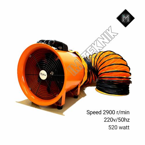 Jual Kipas blower ventilator exhaust portable 12 inch selang Flexible 5 ...