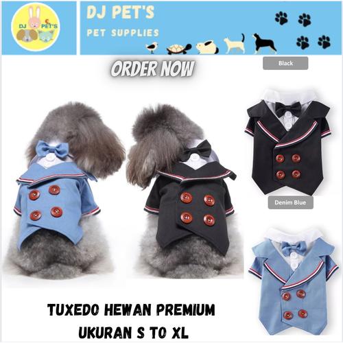 Jual baju anjing dan baju kucing baju hewan premium jas tuxedo ...